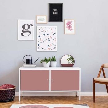 Dc fix Ash Rose Pink (Matt) Self-Adhesive Vinyl Kitchen Wrap - Kitchen ...